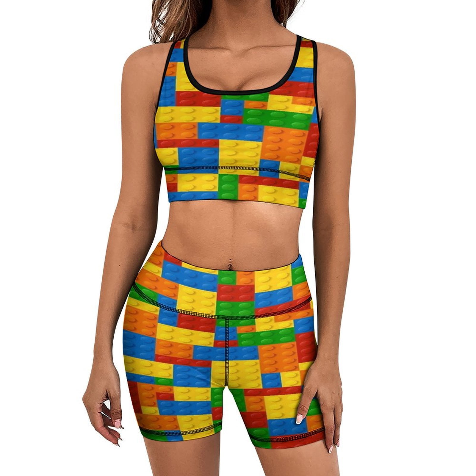 Colorful Building Bricks Small Plastic Blocks Working Out Sets for ...