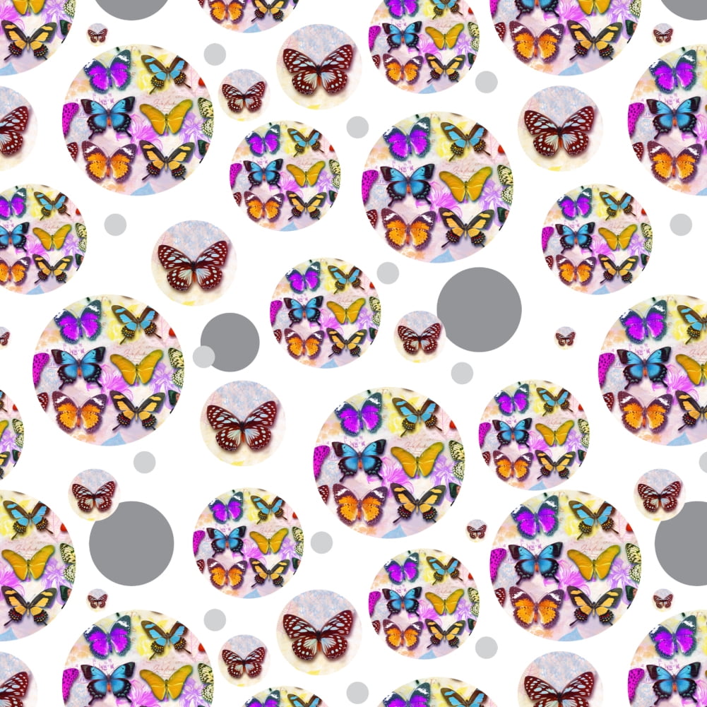 Colorful Butterflies Butterfly Design Premium Gift Wrap Wrapping Paper ...