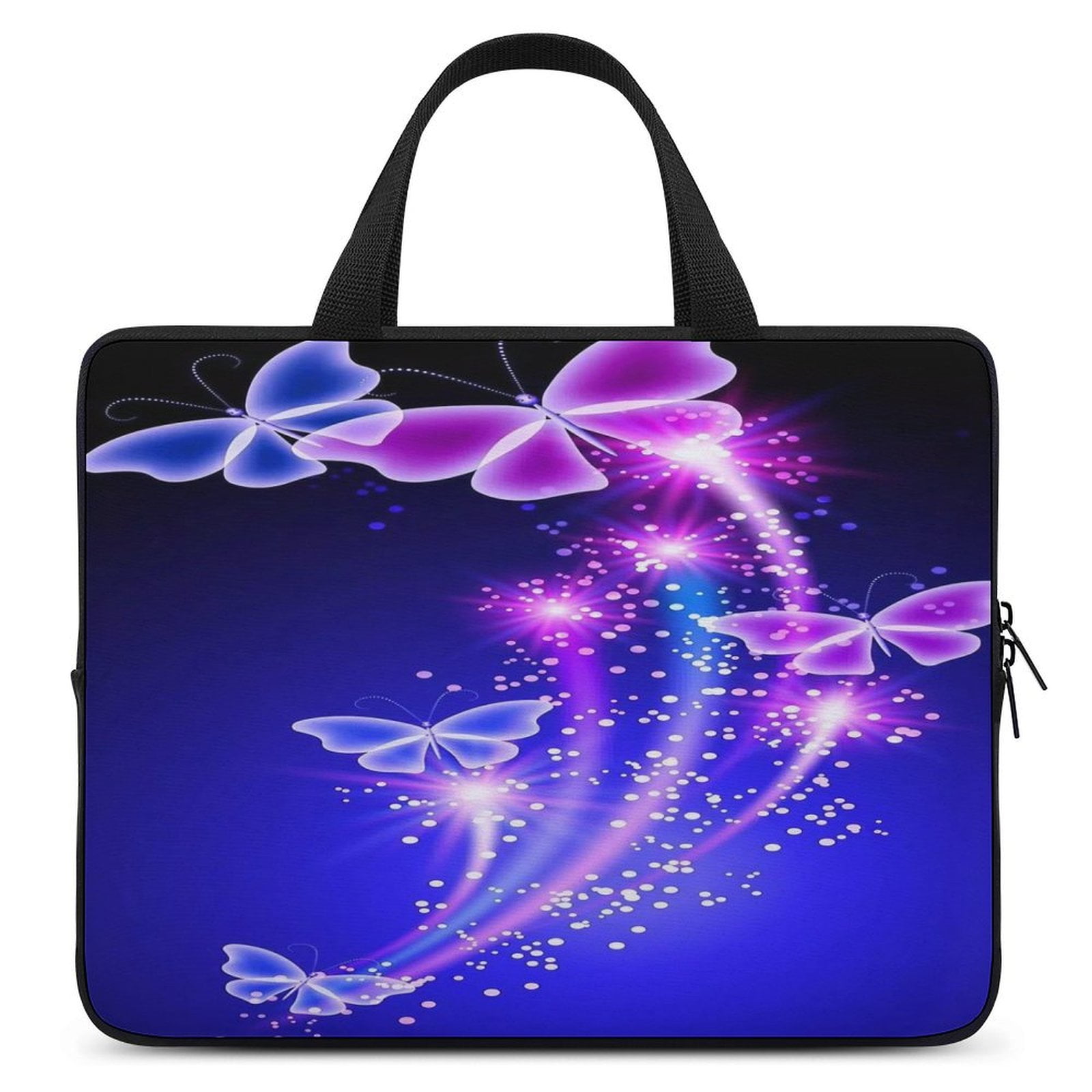 Colorful Butterflies Glitter Star Laptop Bag Women Man 10 12 13 15 17 ...