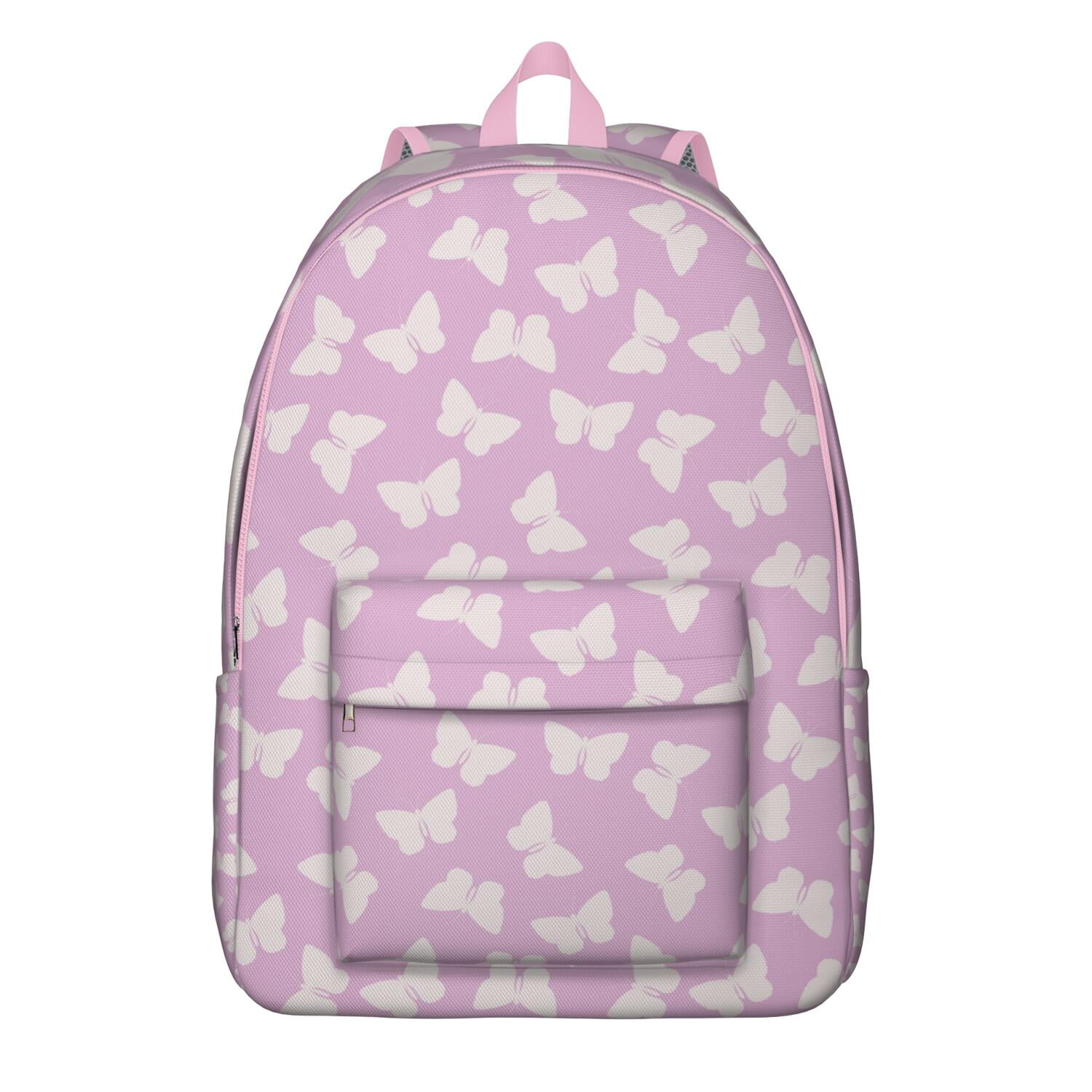 Colorful Butterfly Backpack for Teens, Waterproof School Bag with ...
