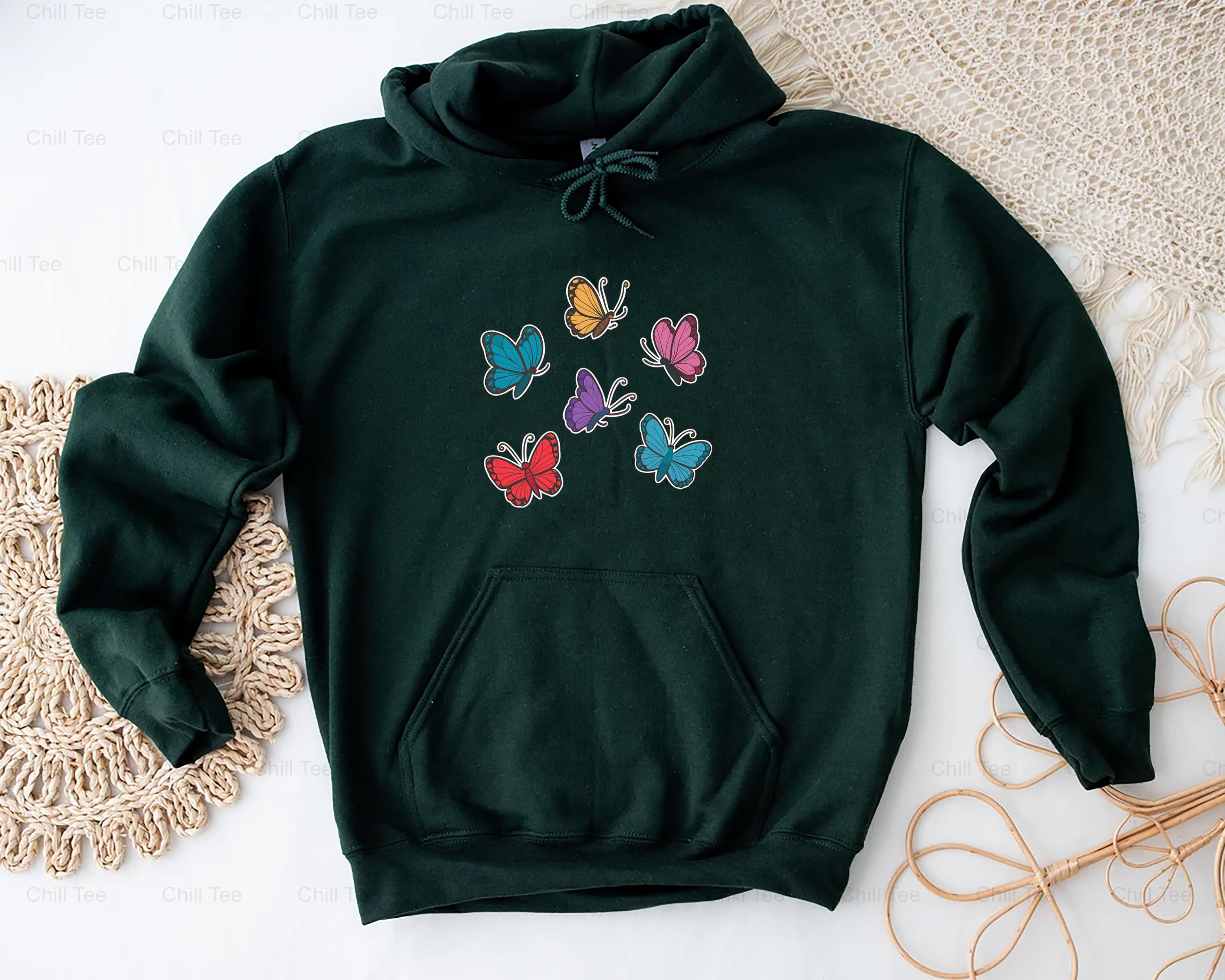 Colorful Butterfly Cute Animal Insect Nature Lover Monarch Gift Shirt ...