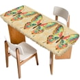 Colorful Butterfly Fitted Rectangle Tablecloth 32" x 96" Watercolor ...
