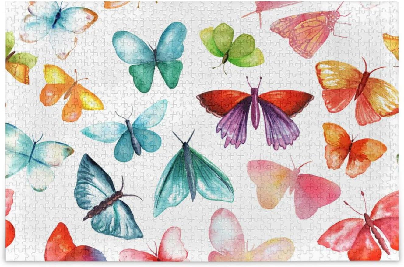 Colorful Butterfly Jigsaw Puzzles 500 PiecesPuzzles for Adults Family ...