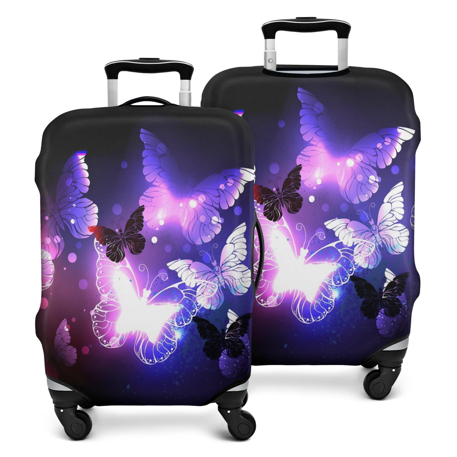 Colorful Butterfly Pattern Luggage Cover Fashion Suitcase Cover Baggage ...