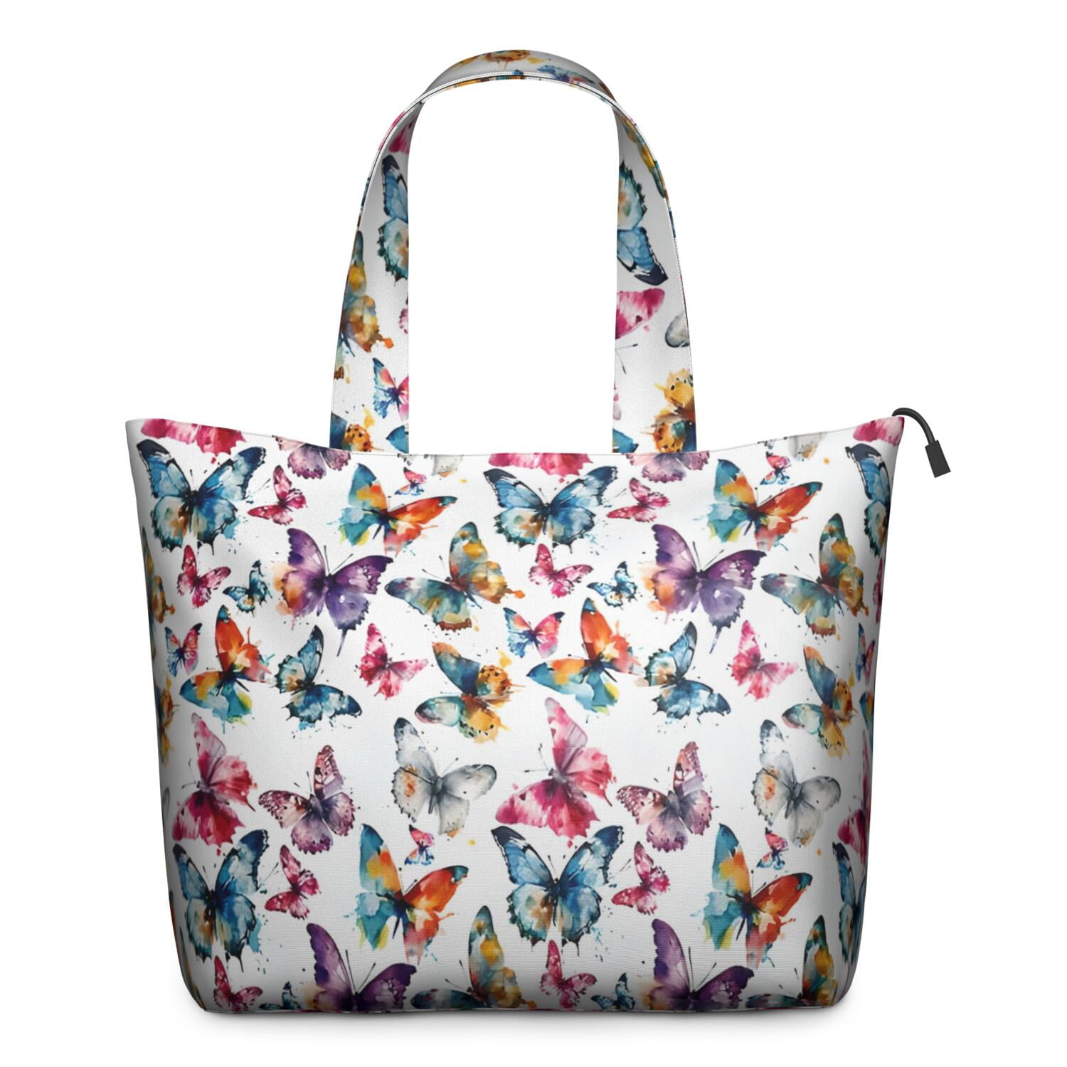 Colorful Butterfly Pattern Travel Tote Bags for Women Carry On,Large ...