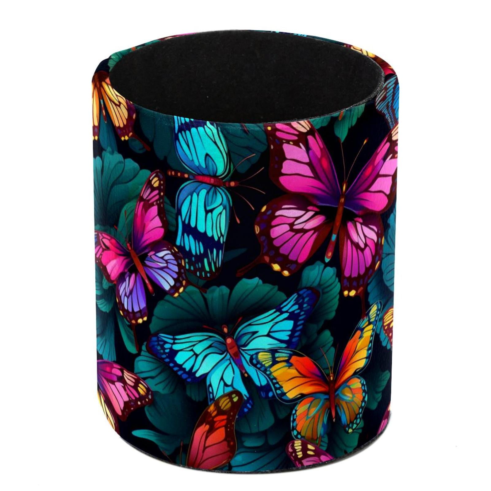 Colorful Butterfly Pen Pencil Holder for Desk, Desk Pen Organizer ...