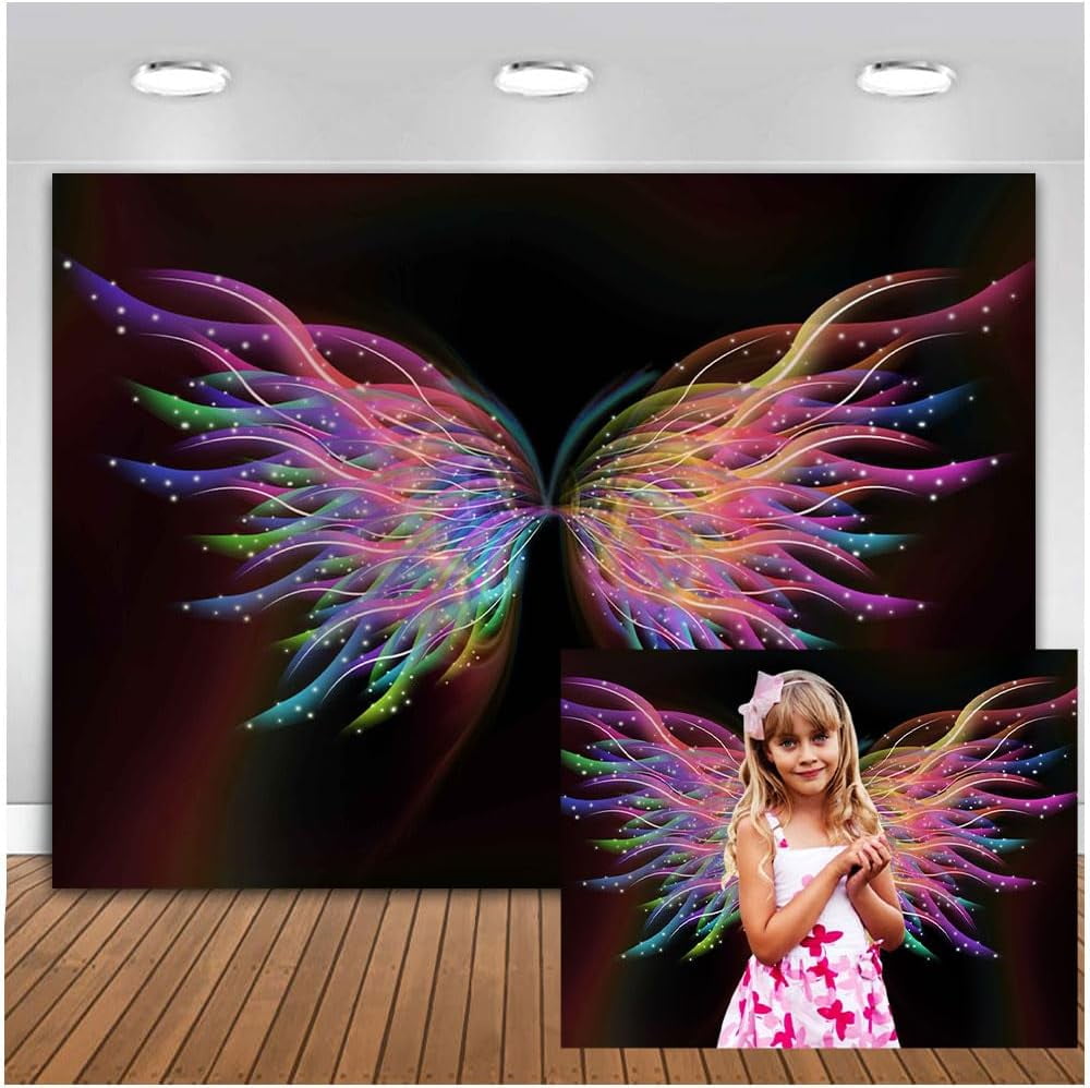 Colorful Butterfly Wings Photography Backdrop Butterfly Background ...
