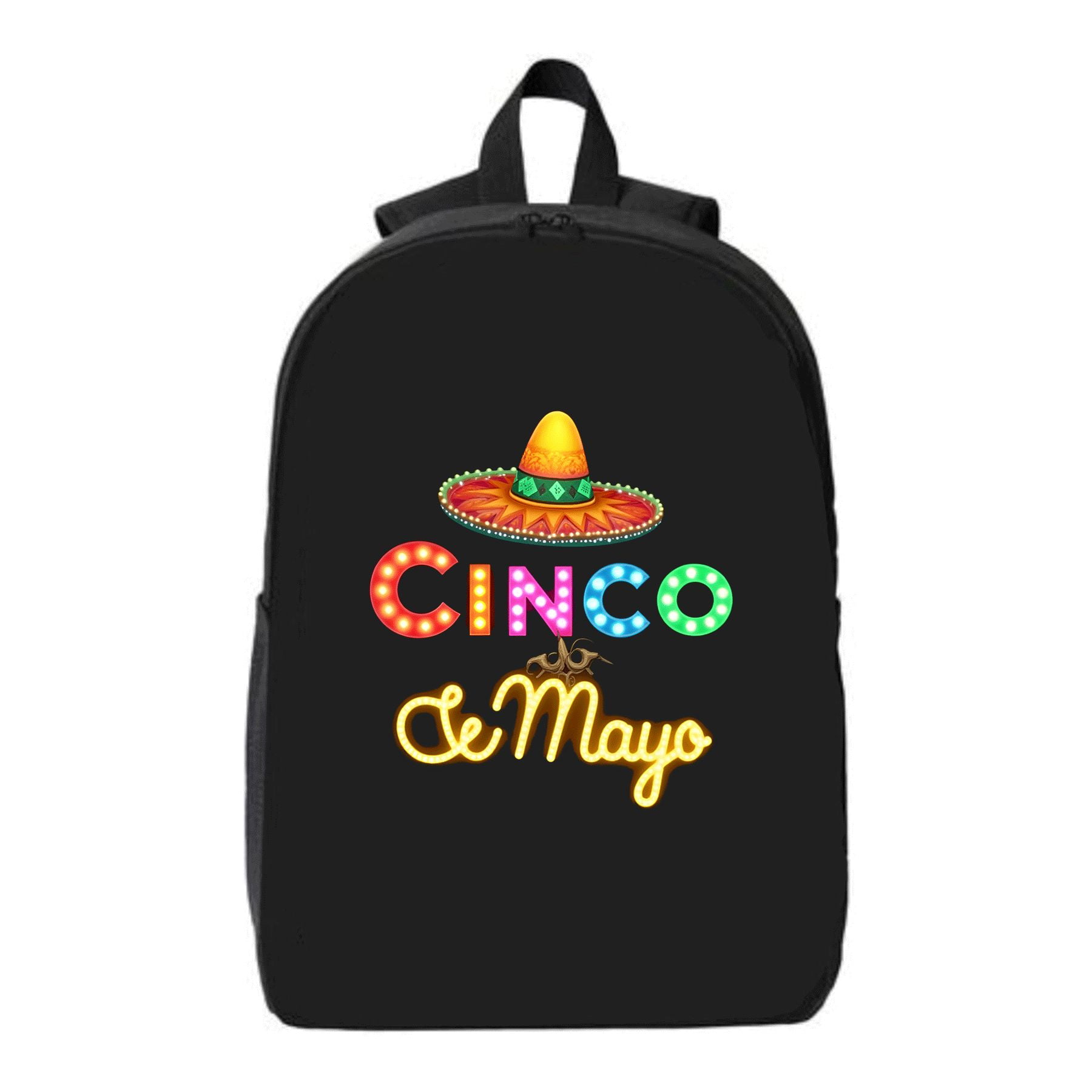 Colorful CINCO de Mayo Laptop Backpack - Fits 15 " Laptop & iPad ...