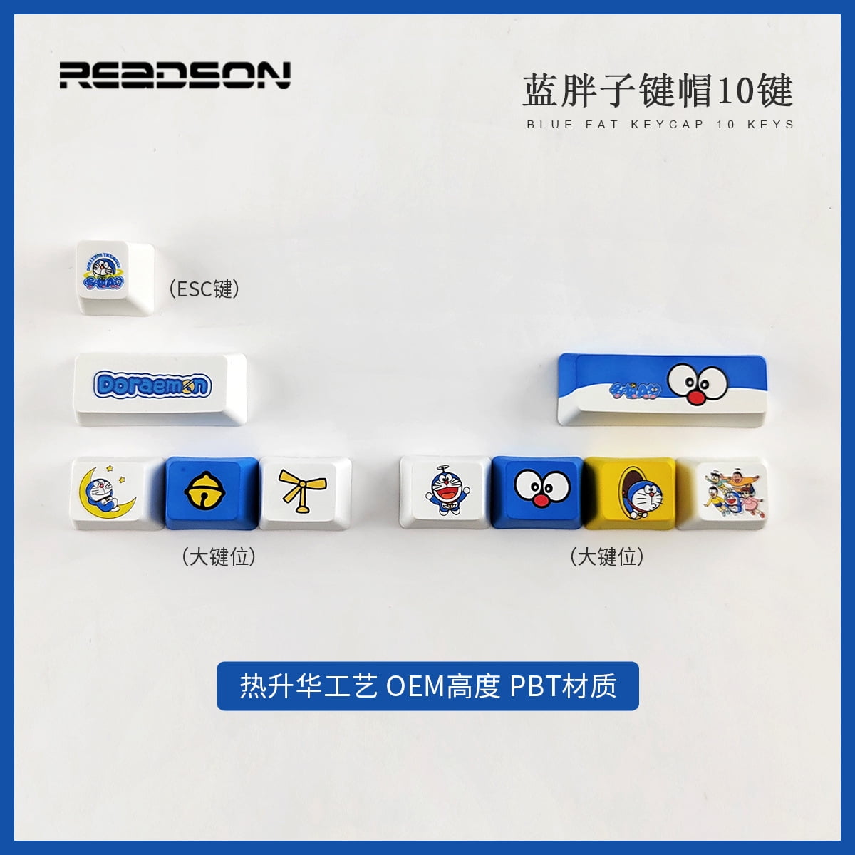 Colorful CMYK Sublimation PBT Keycaps for Win Key - 10 Key Series ...