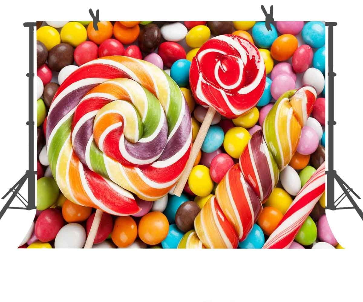 Colorful Candy Backdrop 7x5ft Children Photography Background Studio ...