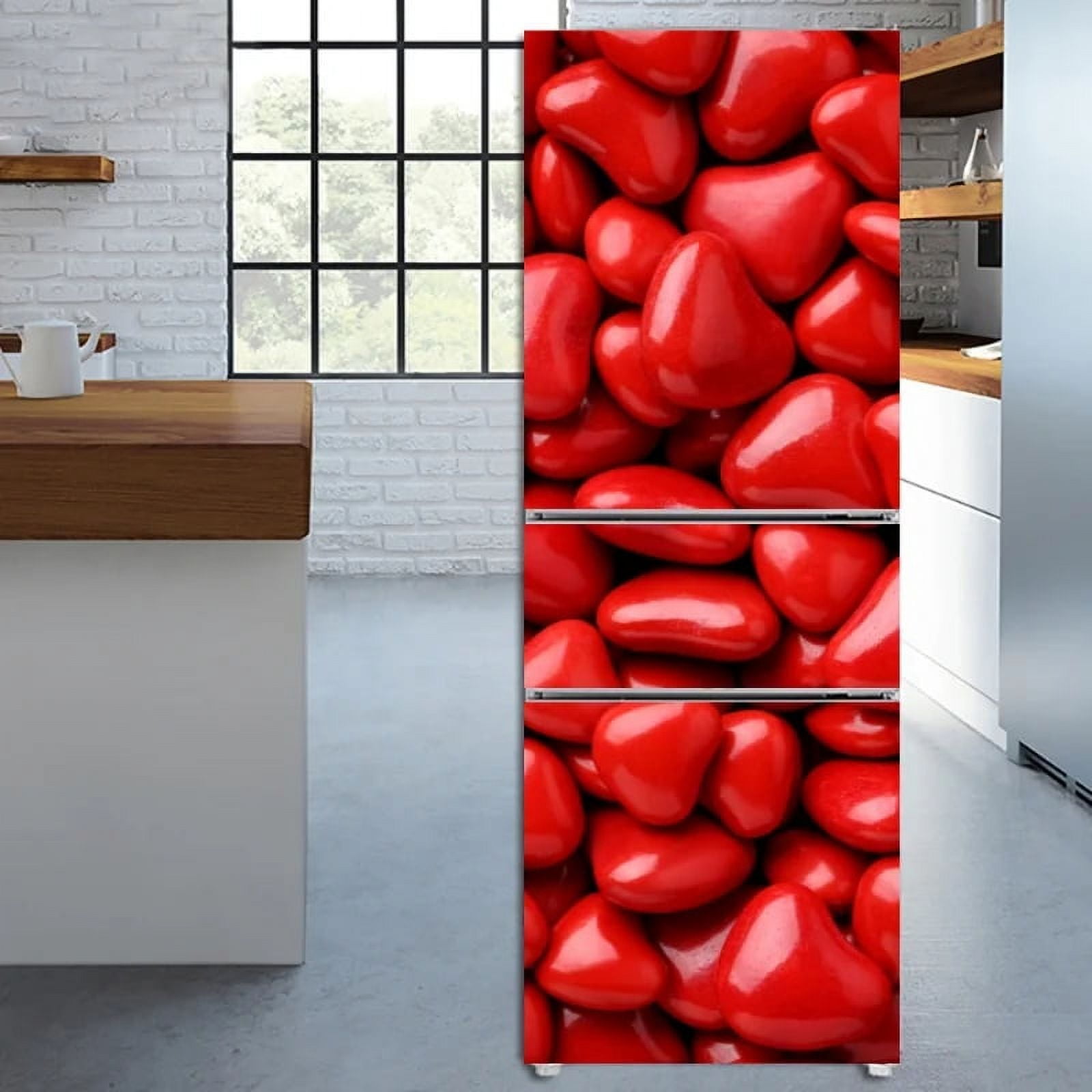 Colorful Candy Print Kitchen Refrigerator Stickers rative PVC ...