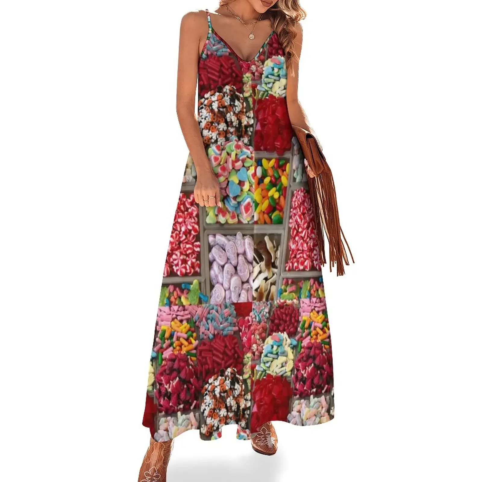 Colorful Candy Store Sleeveless Dress dress summer elegant and pretty ...