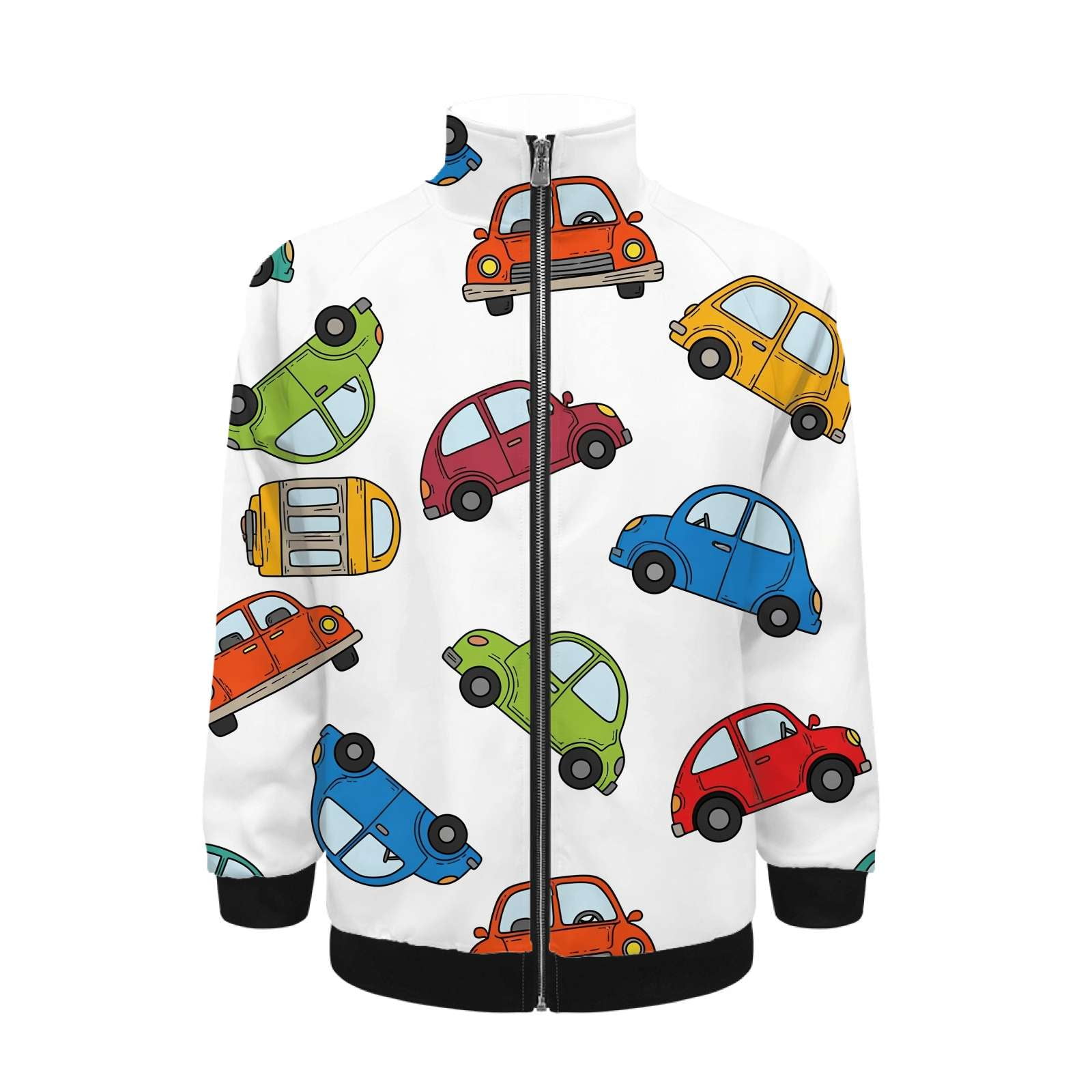 Colorful Cars Pattern Jacket Men's Street Cool Long Sleeves Coat ...