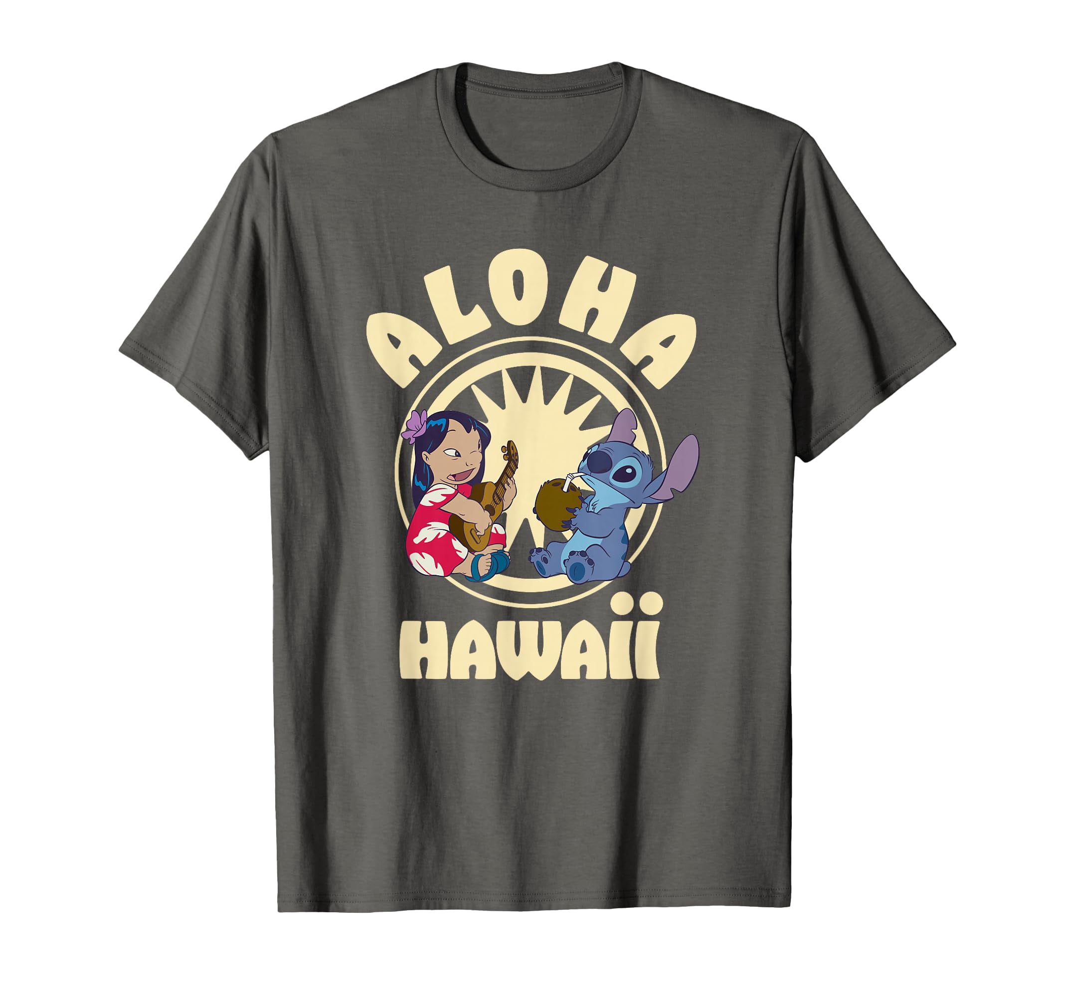 Colorful Cartoon Aloha Hawaii Friendship T-Shirt for Fun Summer Vibes ...