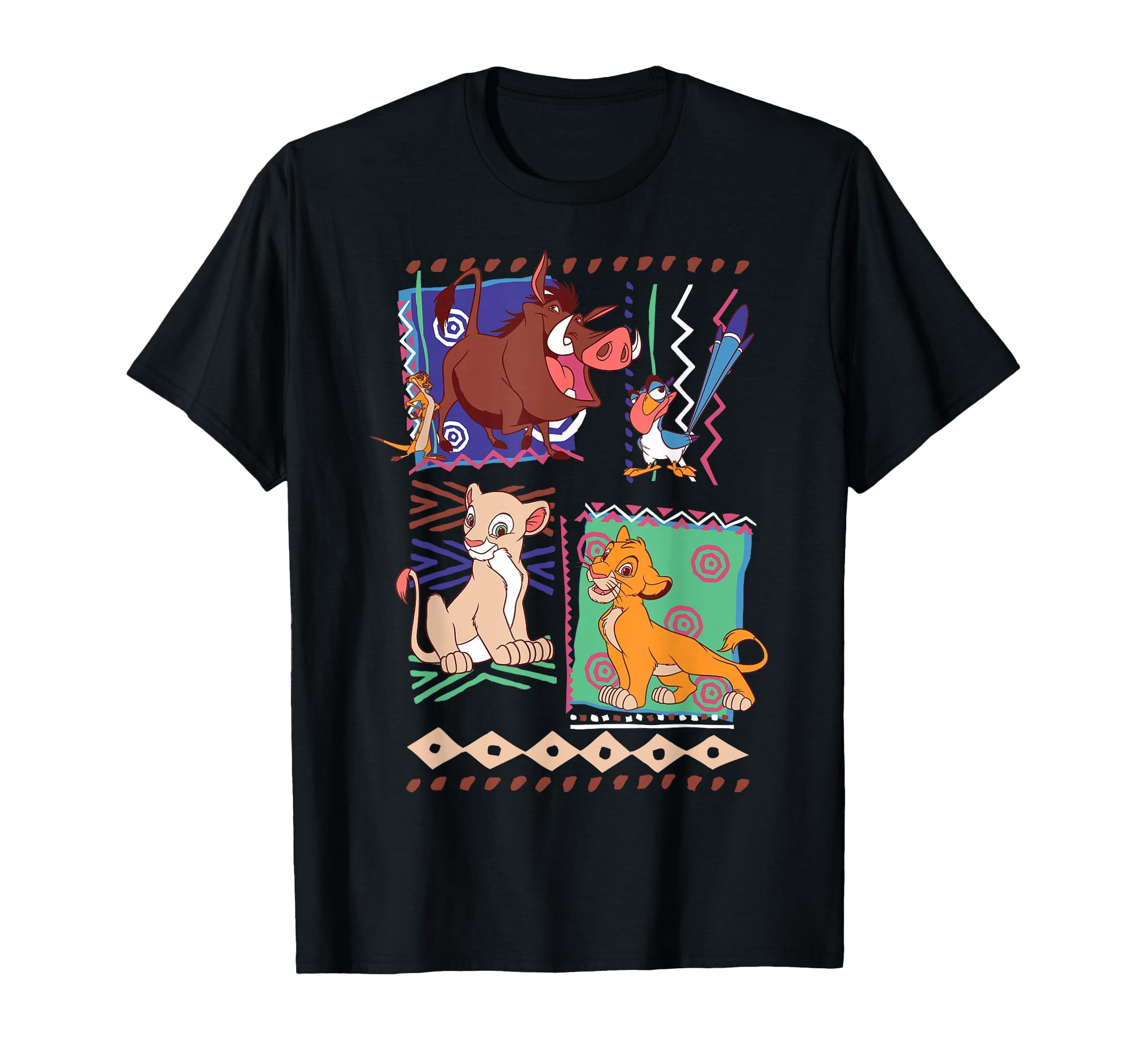 Colorful Cartoon Animal Design T-Shirt for Fun and Playful Style ...