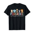Colorful Cartoon Animal Pediatric Nurse Practitioner T-Shirt for ...