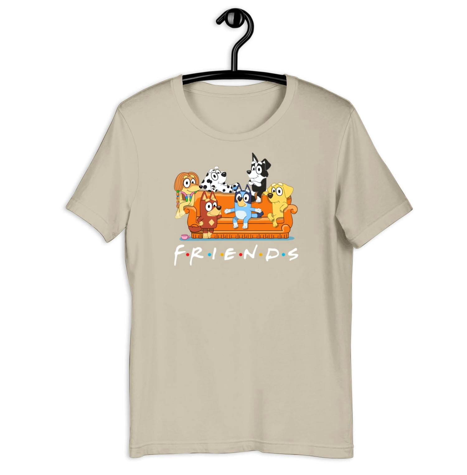 Colorful Cartoon Companions Shirt, Fun Character Apparel, Cartoon Gift ...