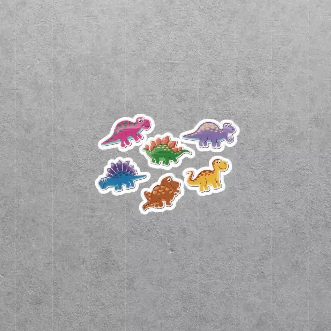 Colorful Cartoon Dinosaur Stickers For Kids - Fun Jurassic Decalsphone ...