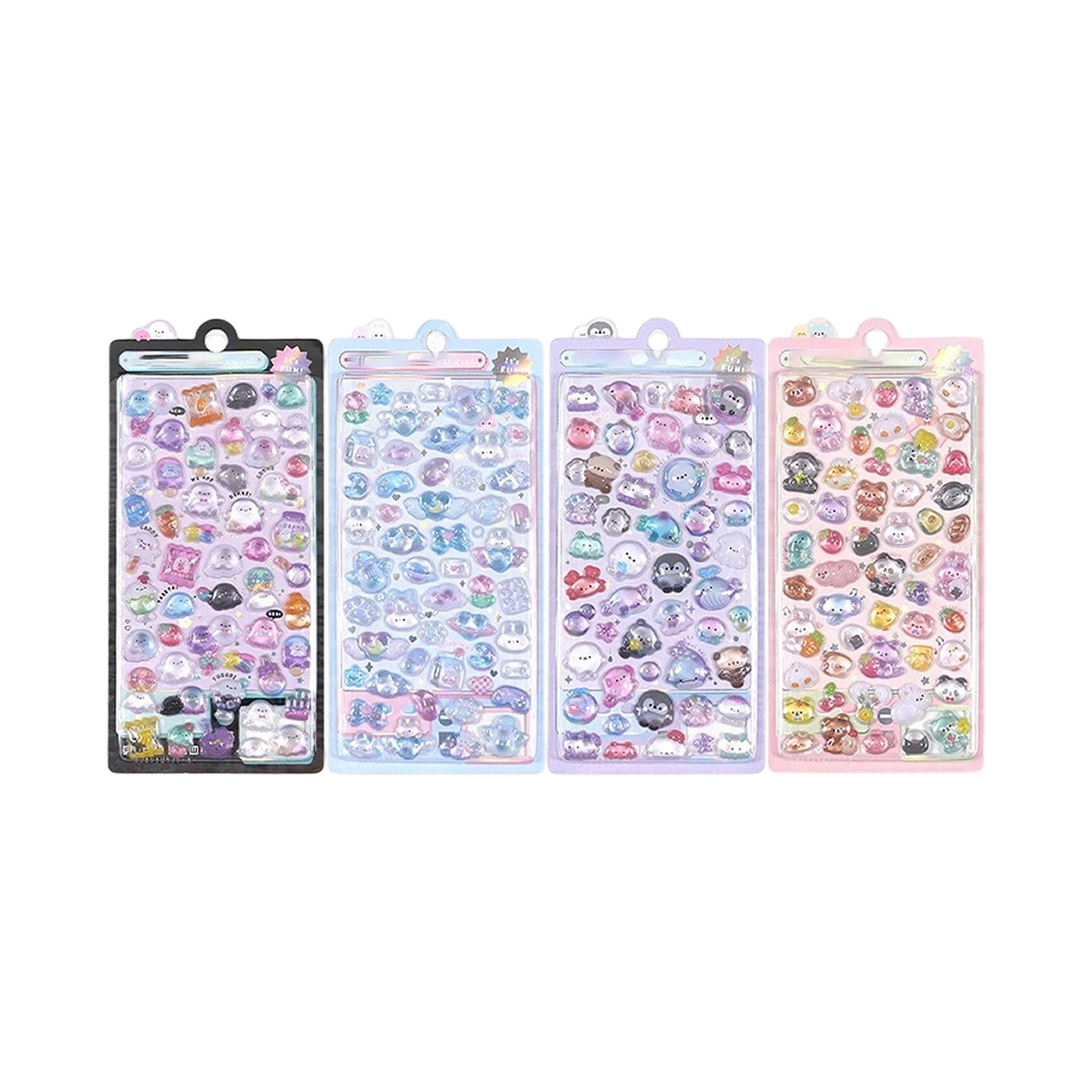 Colorful Cartoon PVC Decals for Journals, Planners, Kids Craft ...
