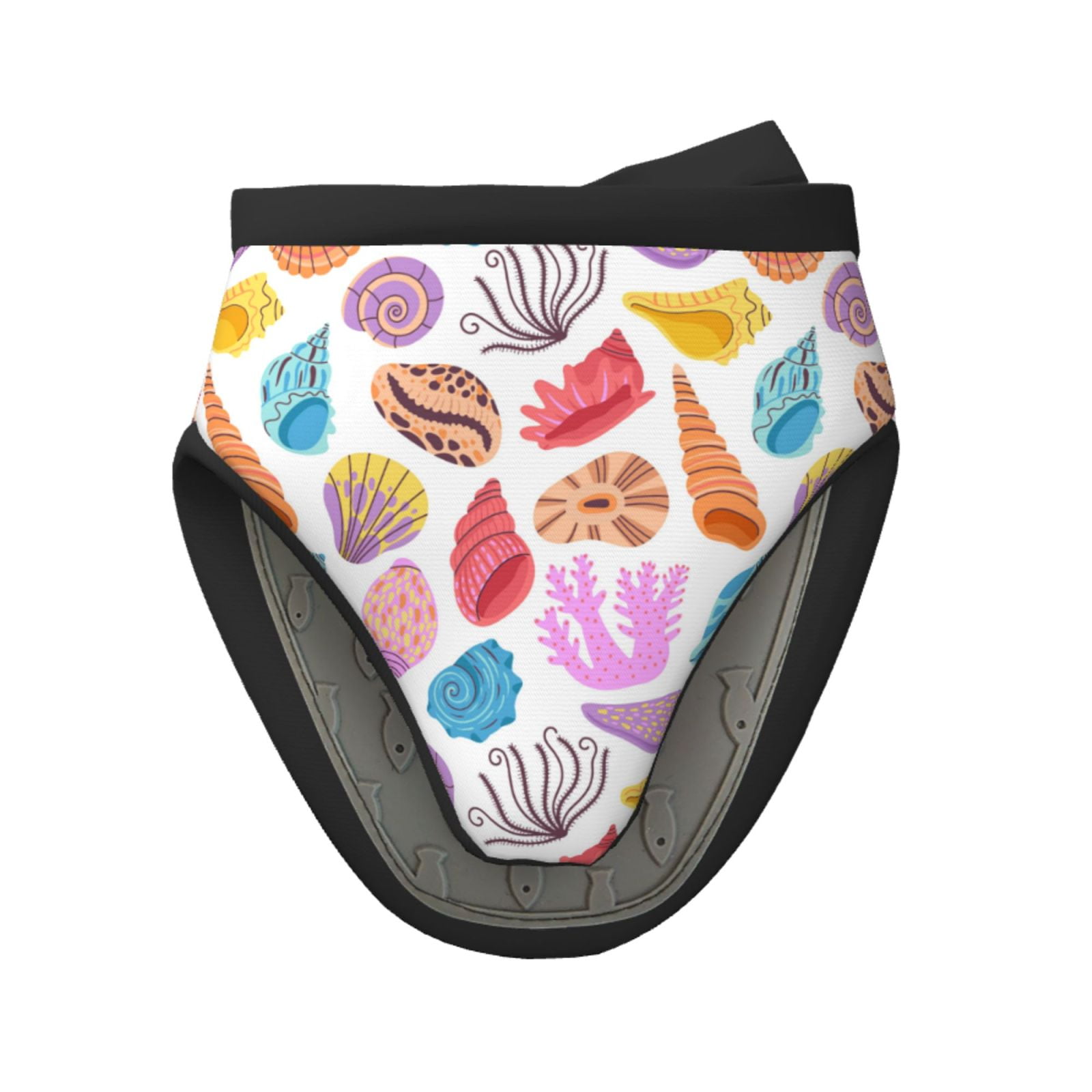 Colorful Cartoon Shell Conch Oven Mitts Heat Resistant with Hanging ...