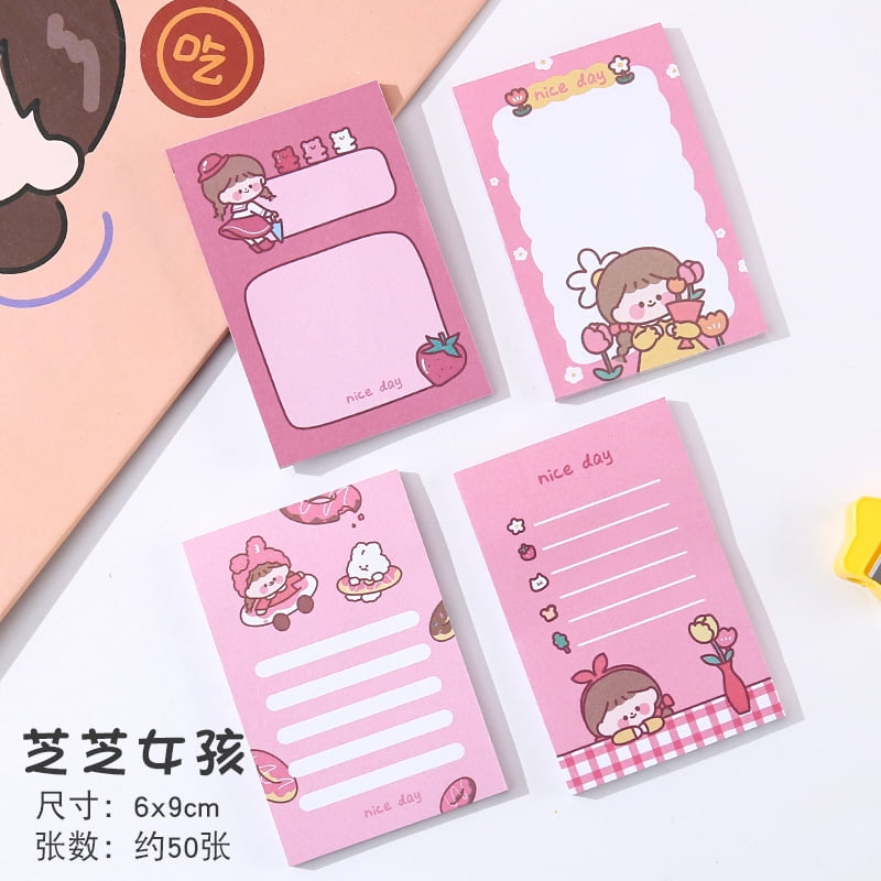 Colorful Cartoon sticky note note Note Book student Cartoon creative ...