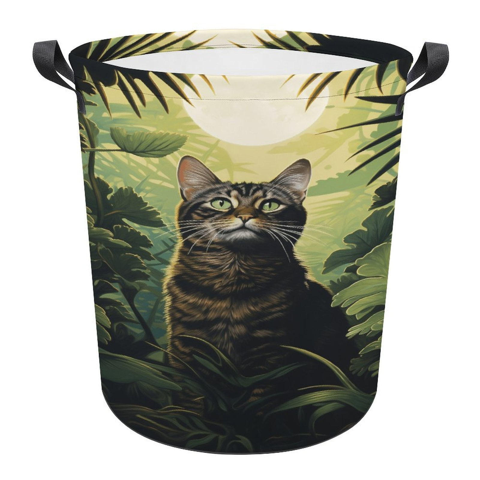 Colorful Cat Laundry Basket Foldable Physical Culture Clothes Hamper ...