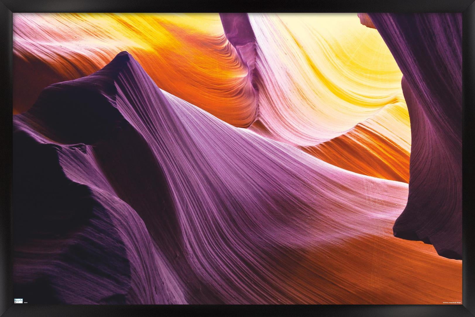 Colorful Caves Wall Poster, 22.375" x 34", Framed - Walmart.com
