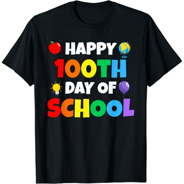 Colorful Celebrating 100 Days of Learning | Kids & Teachers T-Shirt ... Colorful Celebrating 100 Days of Learning | Kids & Teachers T-Shirt ...