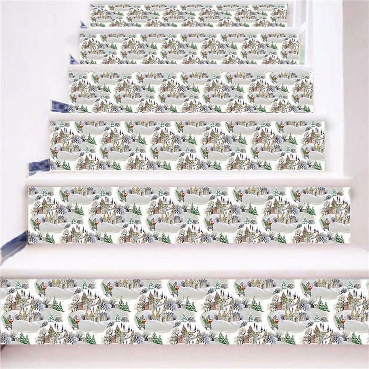Colorful Ceramic Tiles Removable Stair Sticker Step Creative Self ...