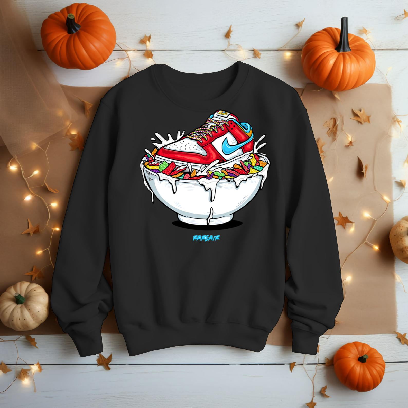 Colorful Cereal Inspired Dunk Sneakers Match Shirt Bright White Cereal ...