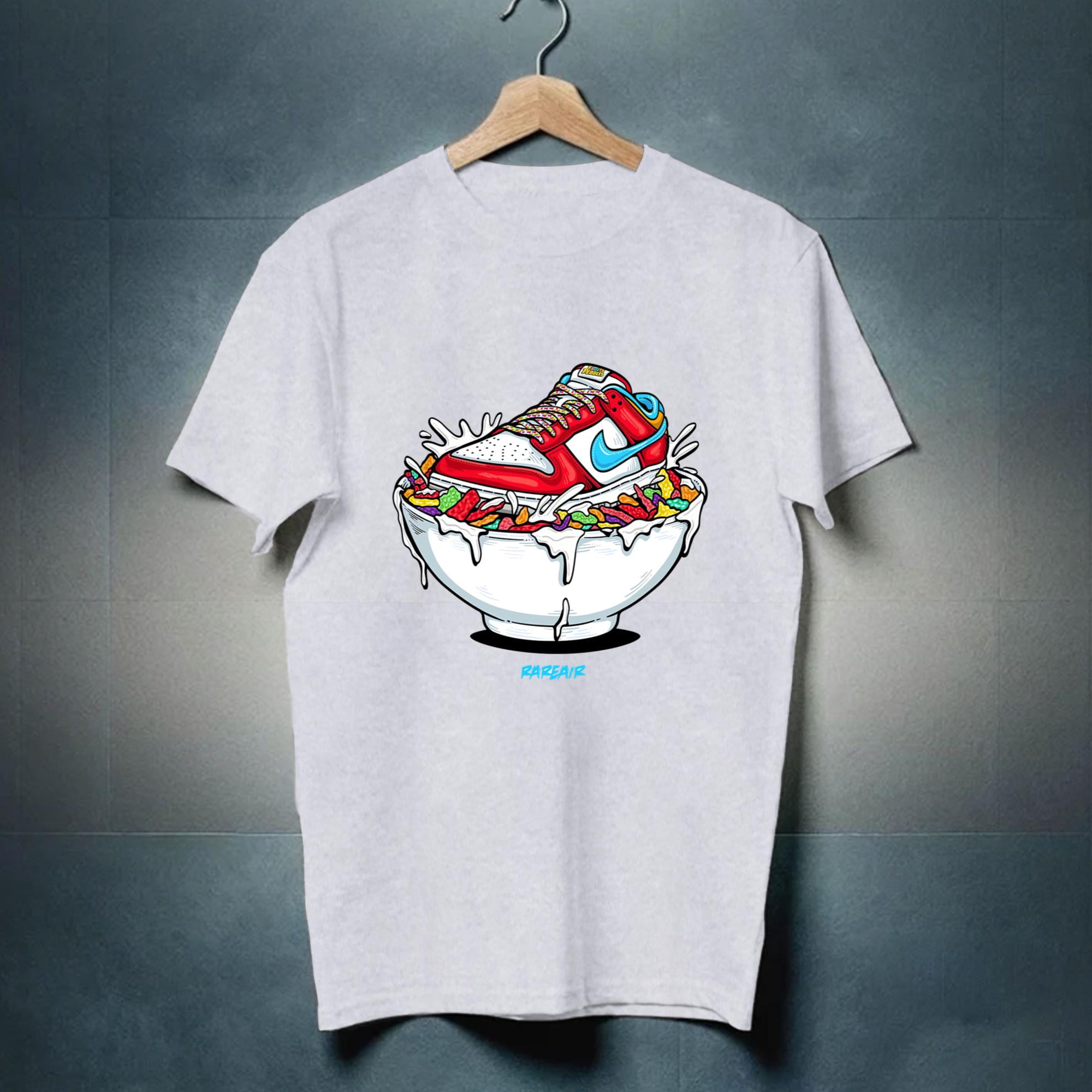 Colorful Cereal Inspired Dunk Sneakers Match Shirt Bright White Cereal ...