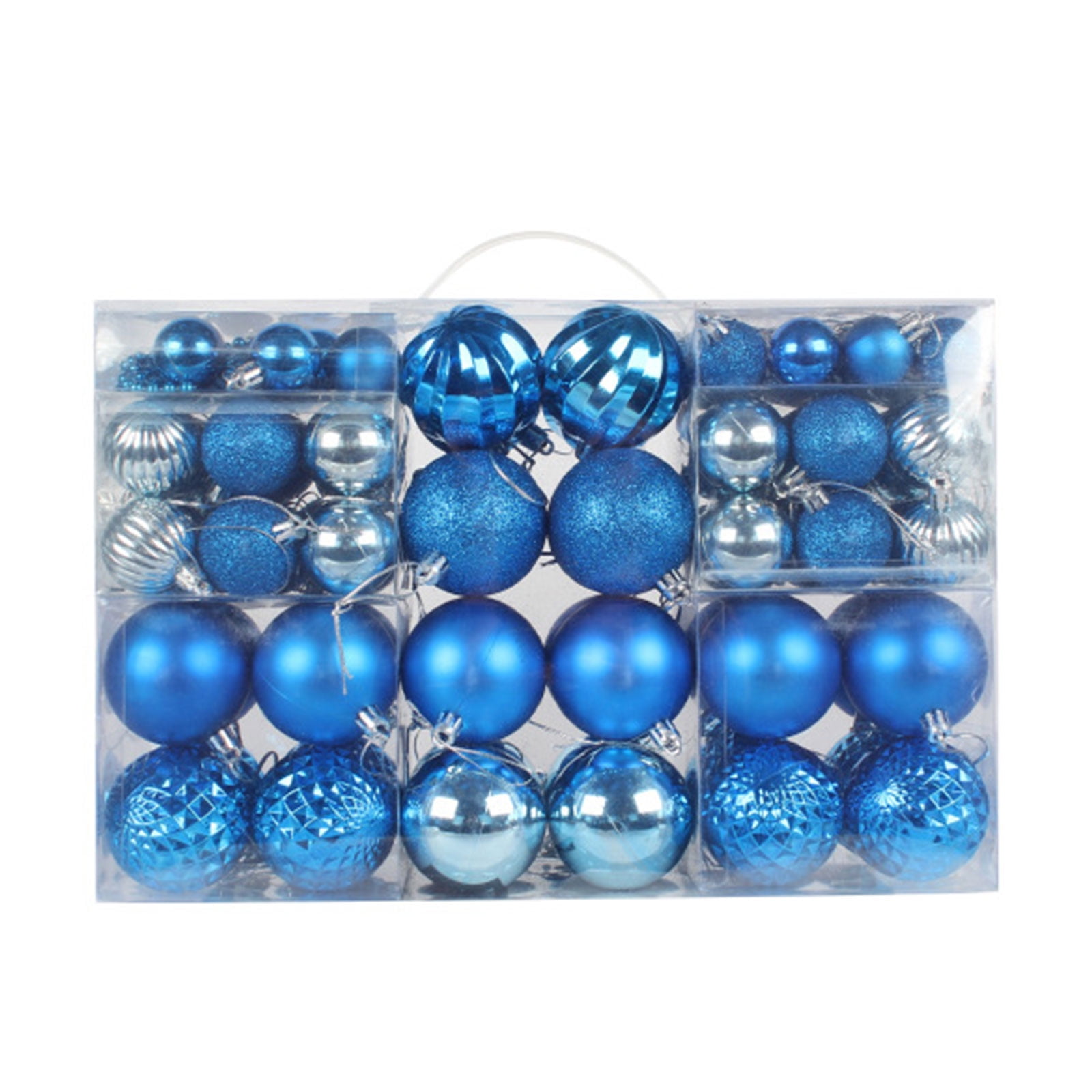 Colorful Christmas 100pcs/box Christmas Tree Baubles Box Package ...
