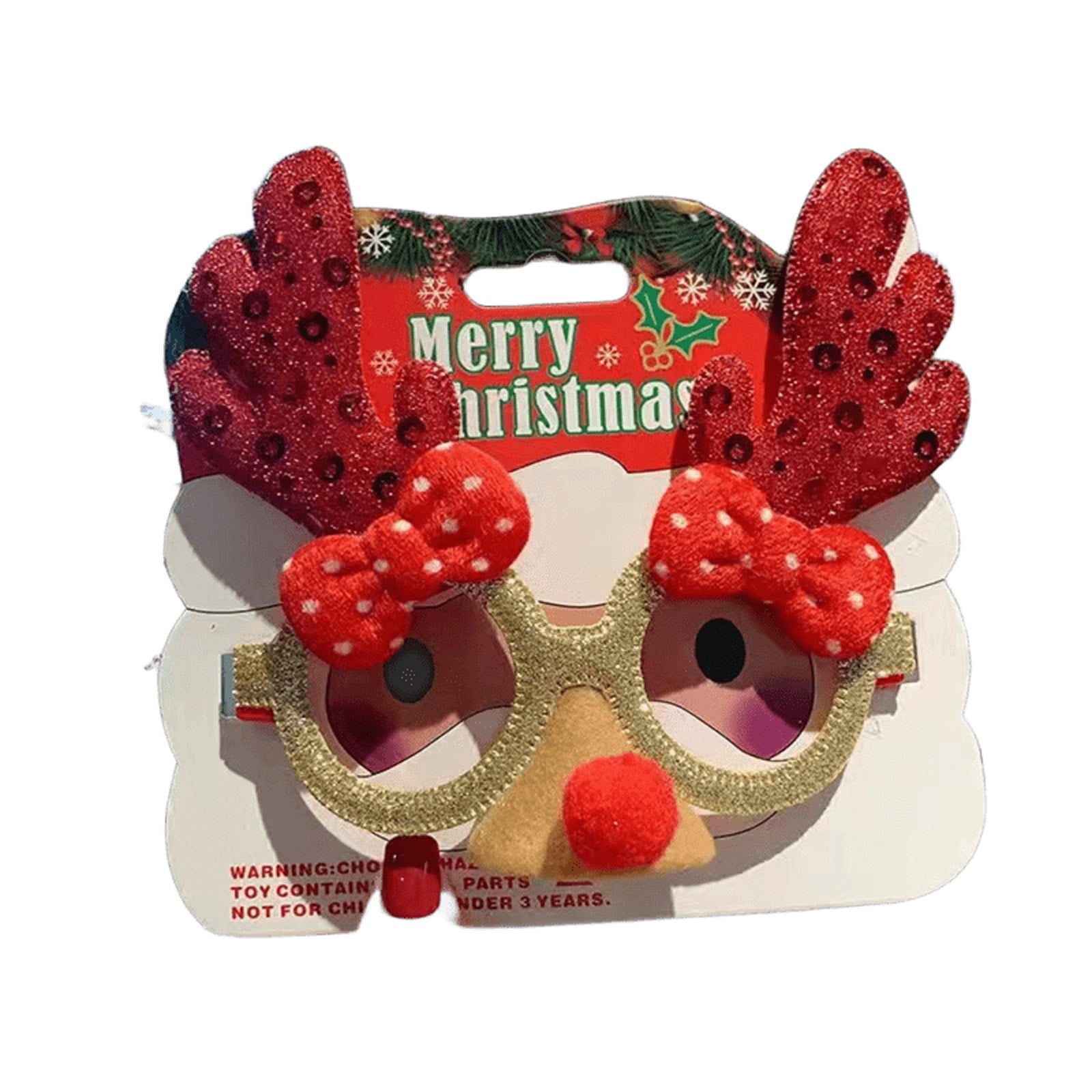 Colorful Christmas Party Glasses, Fun Festive Eyewear For Holiday ...