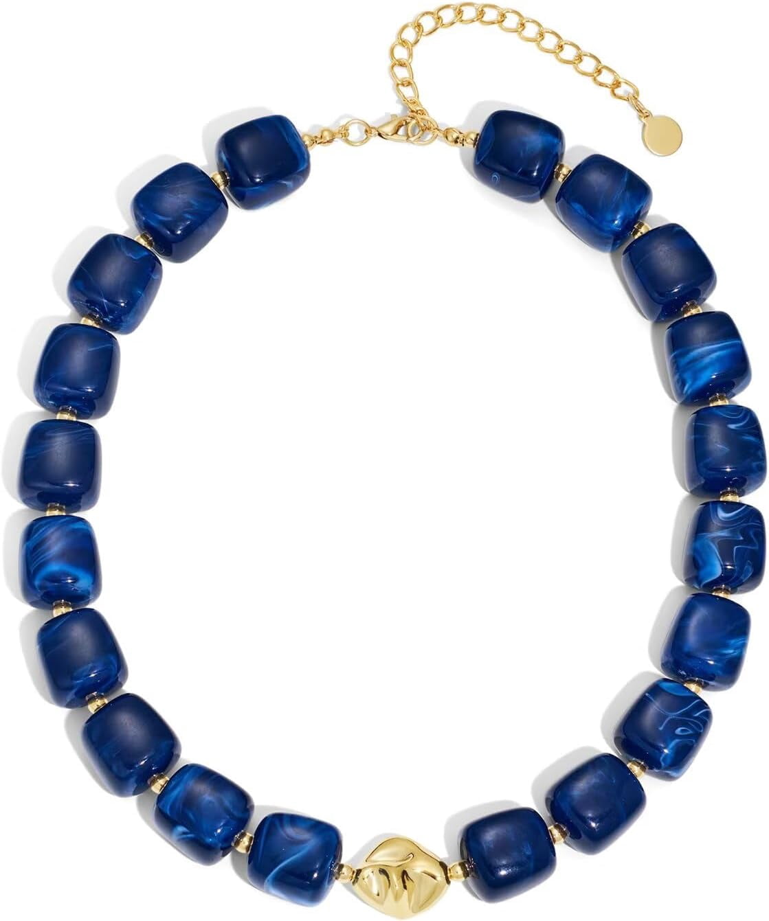 Colorful Chunky Necklaces for Women Multicolored Large Square Acrylic ...