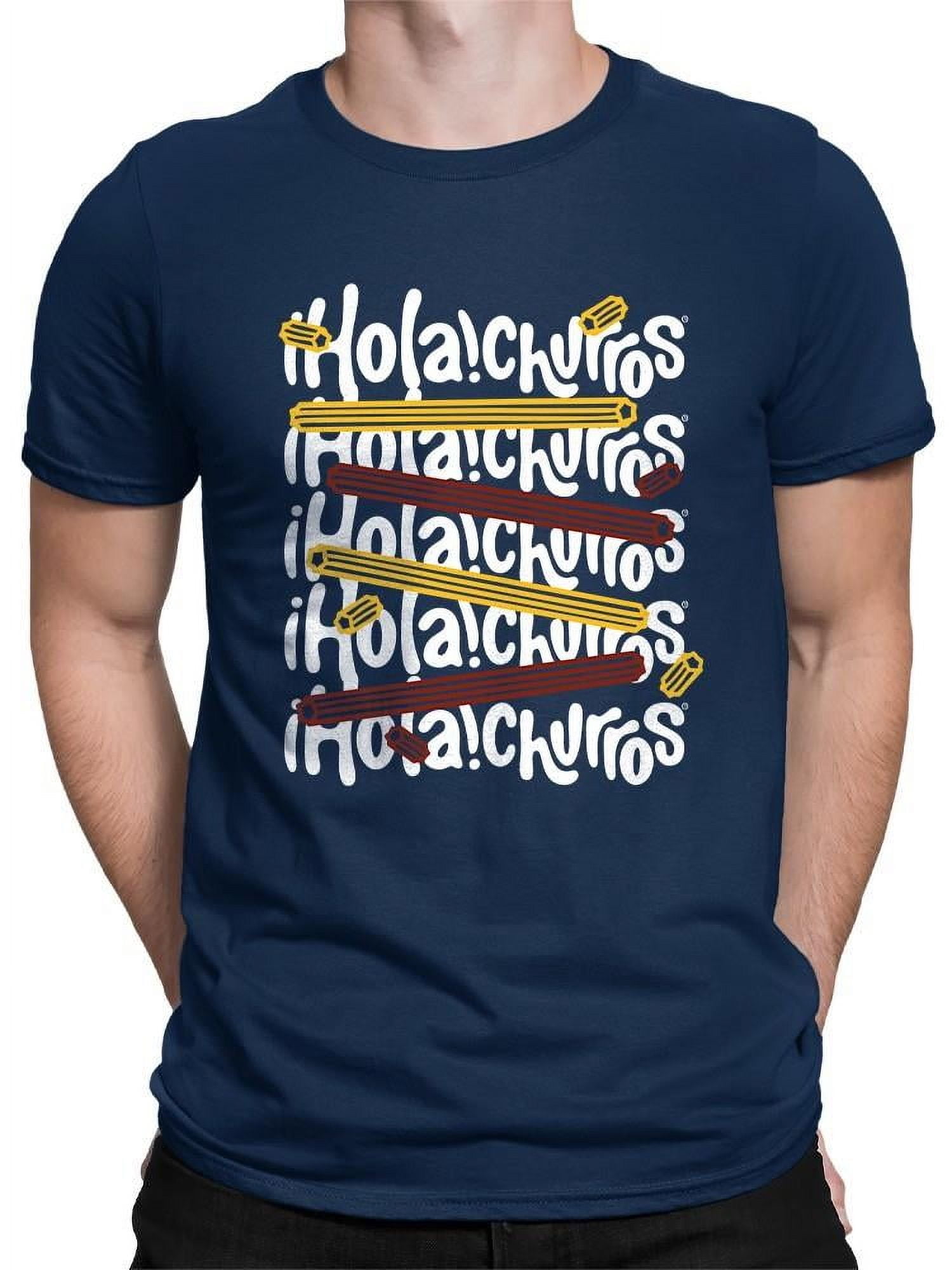 Colorful Churro Art - Fun Graphic Print Men's T-shirt - Walmart.com