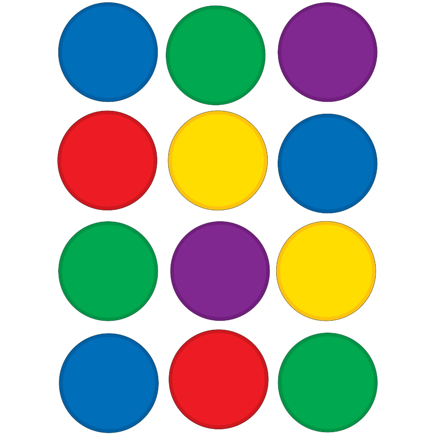 Colorful Circles Mini Accents, Pack of 36 - Walmart.com