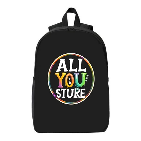 Colorful Circular Design Laptop Backpack - Fits 15 " Laptop & iPad ...