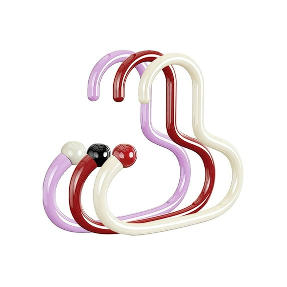 Colorful Circular Hanger Hook, Hat Scarf Storage Rack With Anti-Slip ...