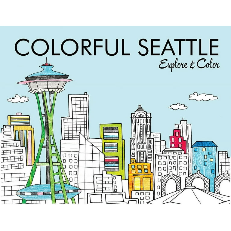 space needle coloring pages