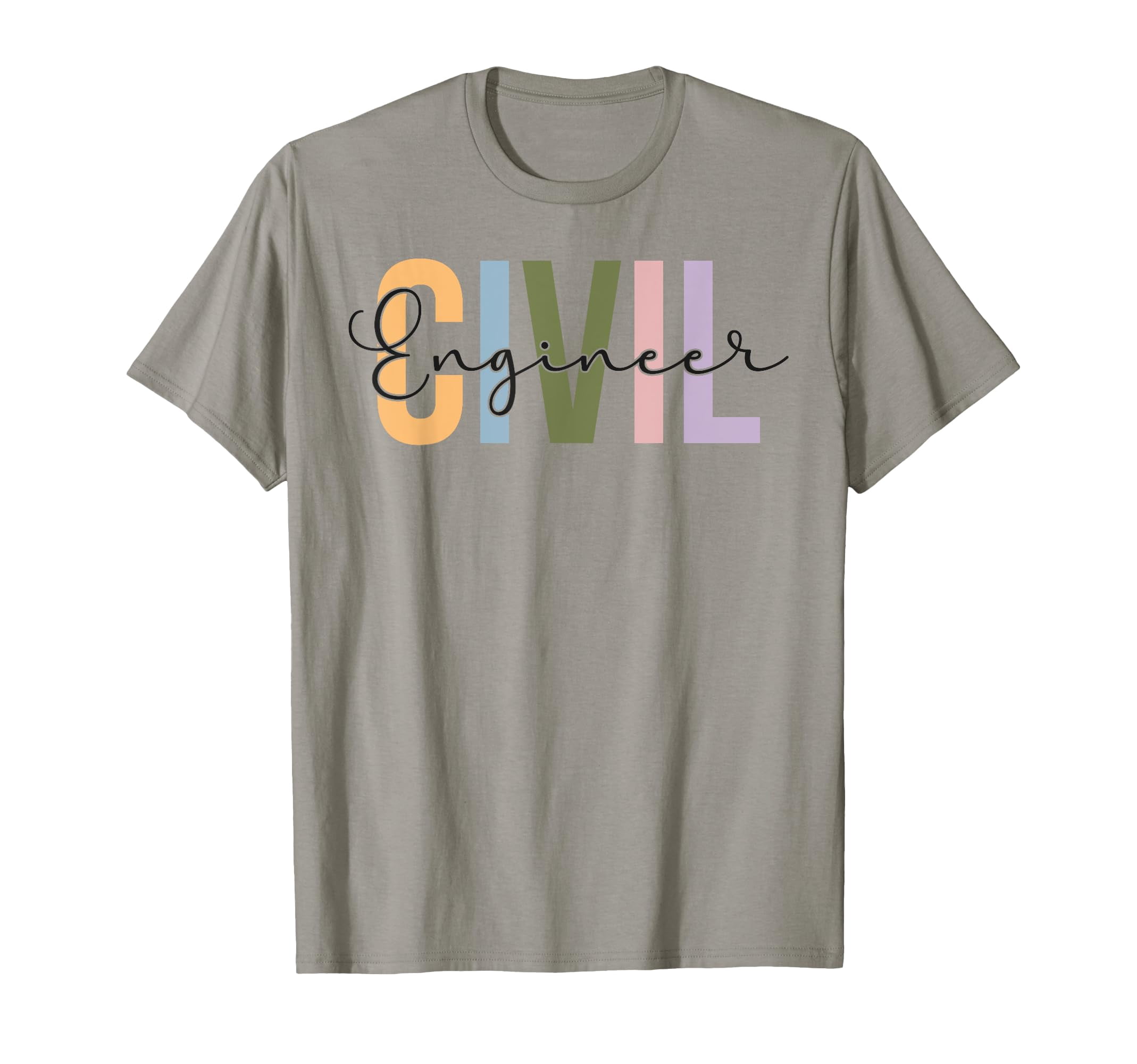 Colorful Civil Engineer Week T-Shirt - Comfort Colors for Enthusiastic ...