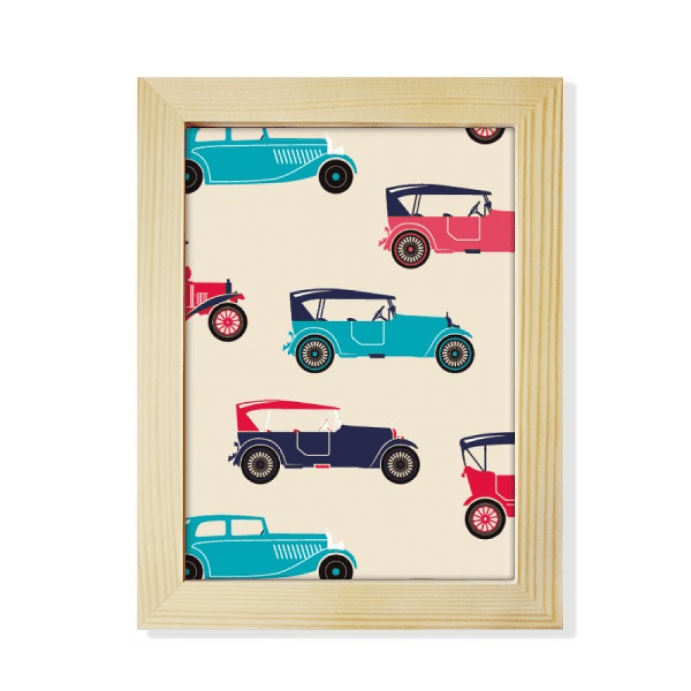 Colorful Classic Cars Cartoon Pattern Desktop Adorn Photo Frame Display ...