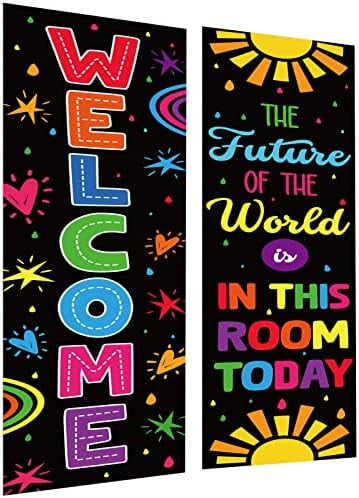 Colorful Classroom Decorations Classroom Welcome Banner and Poster for ...