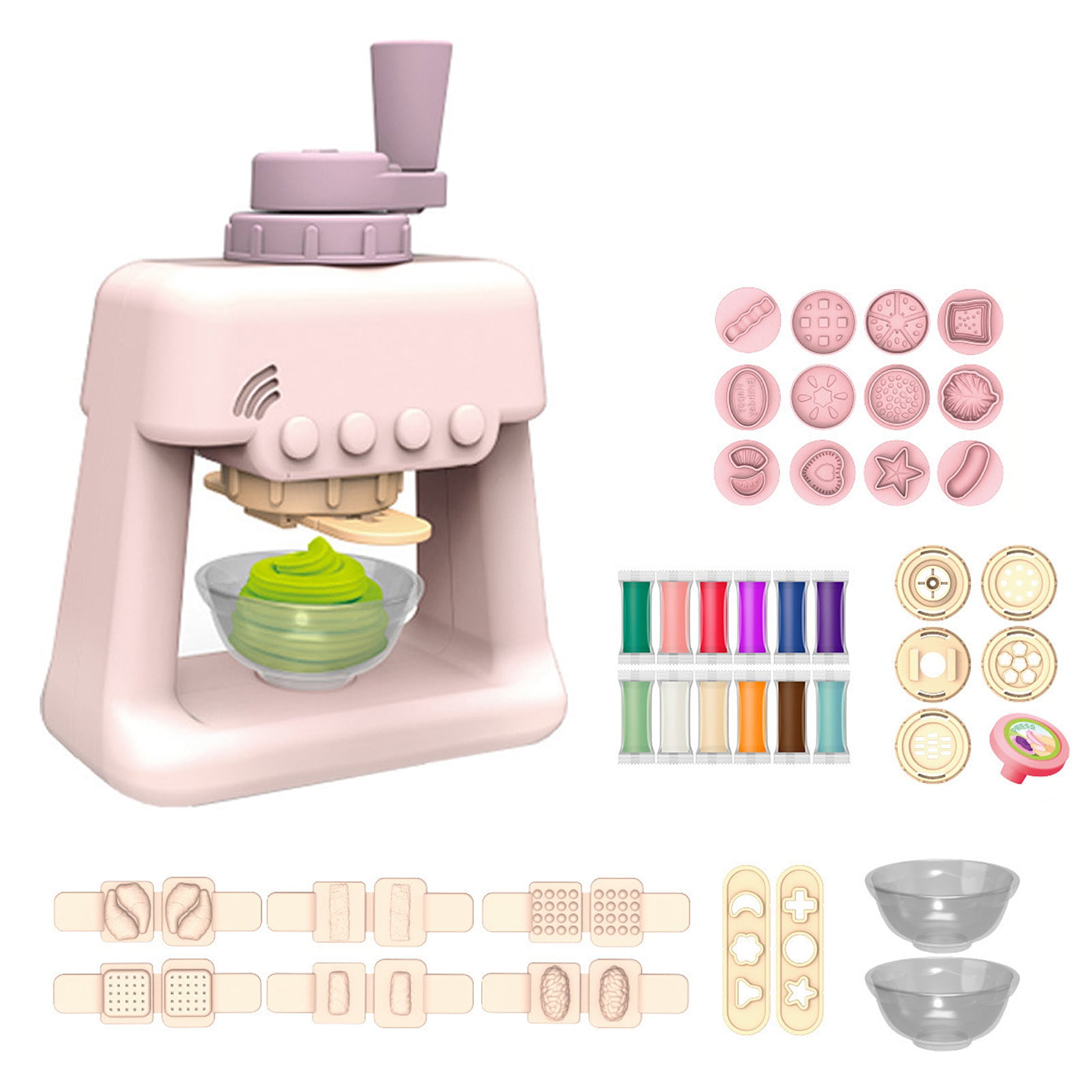 Colorful Clay Set for Toddlers, DIY Cartoon Play Dough Accessories, Ice ...