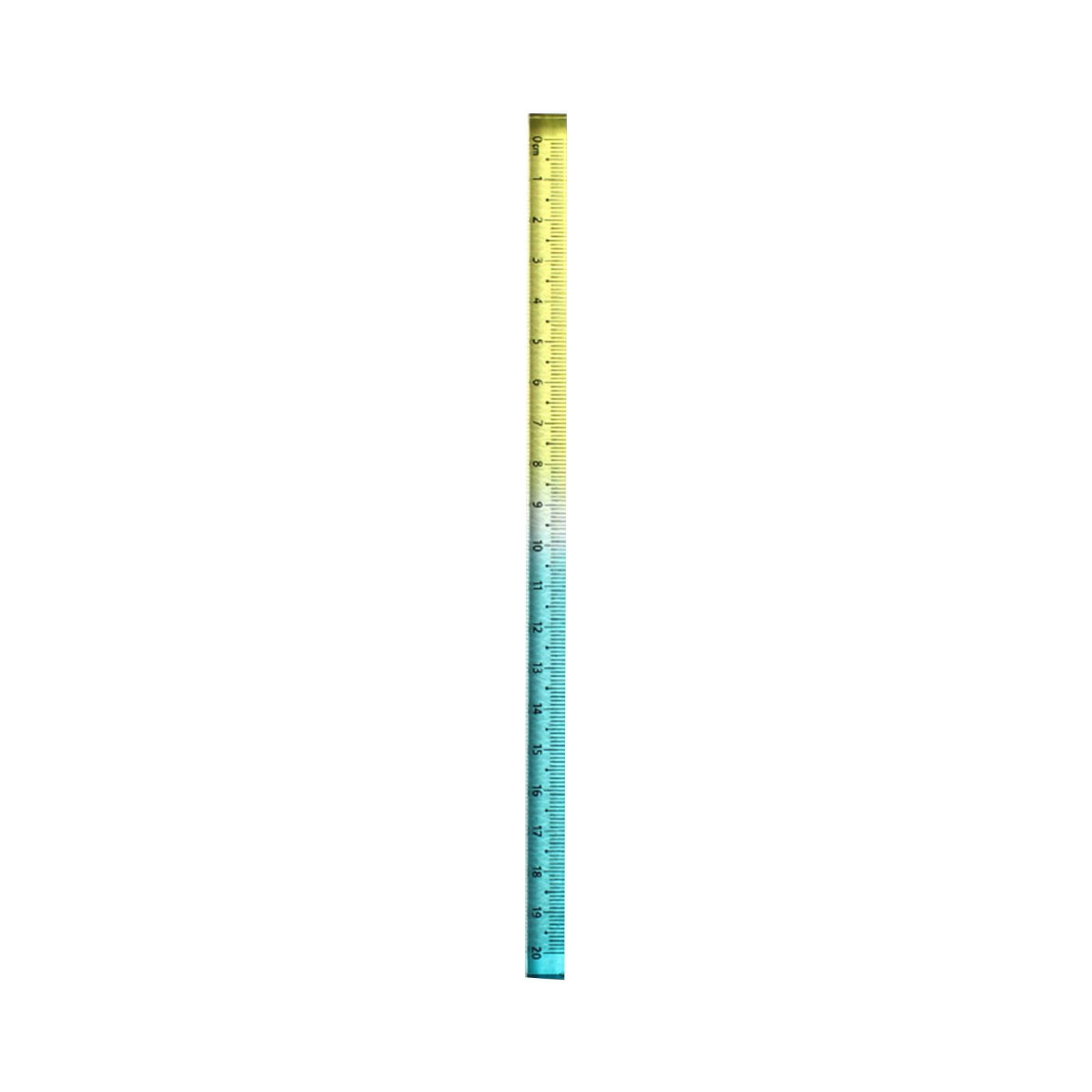 Colorful Transparent Ruler 8 Inch | Cube Acrylic Ruler - Transparent ...