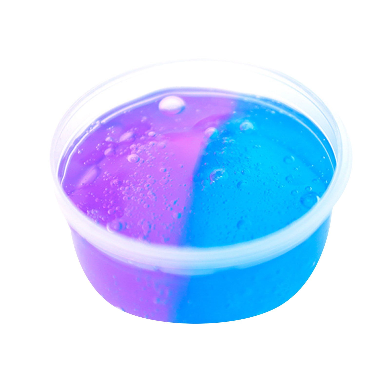 Colorful Cloud Slime for Kids - Purple & Blue Butter Slime with Bubbles ...