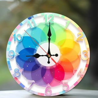 colour wheel clock