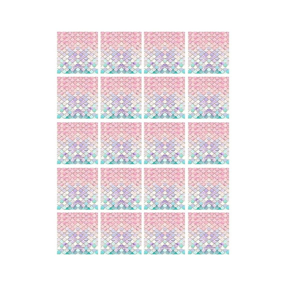 Colorful Colorful Scale Paper Plates Cups Napkins, 10-20 Pcs Disposable ...