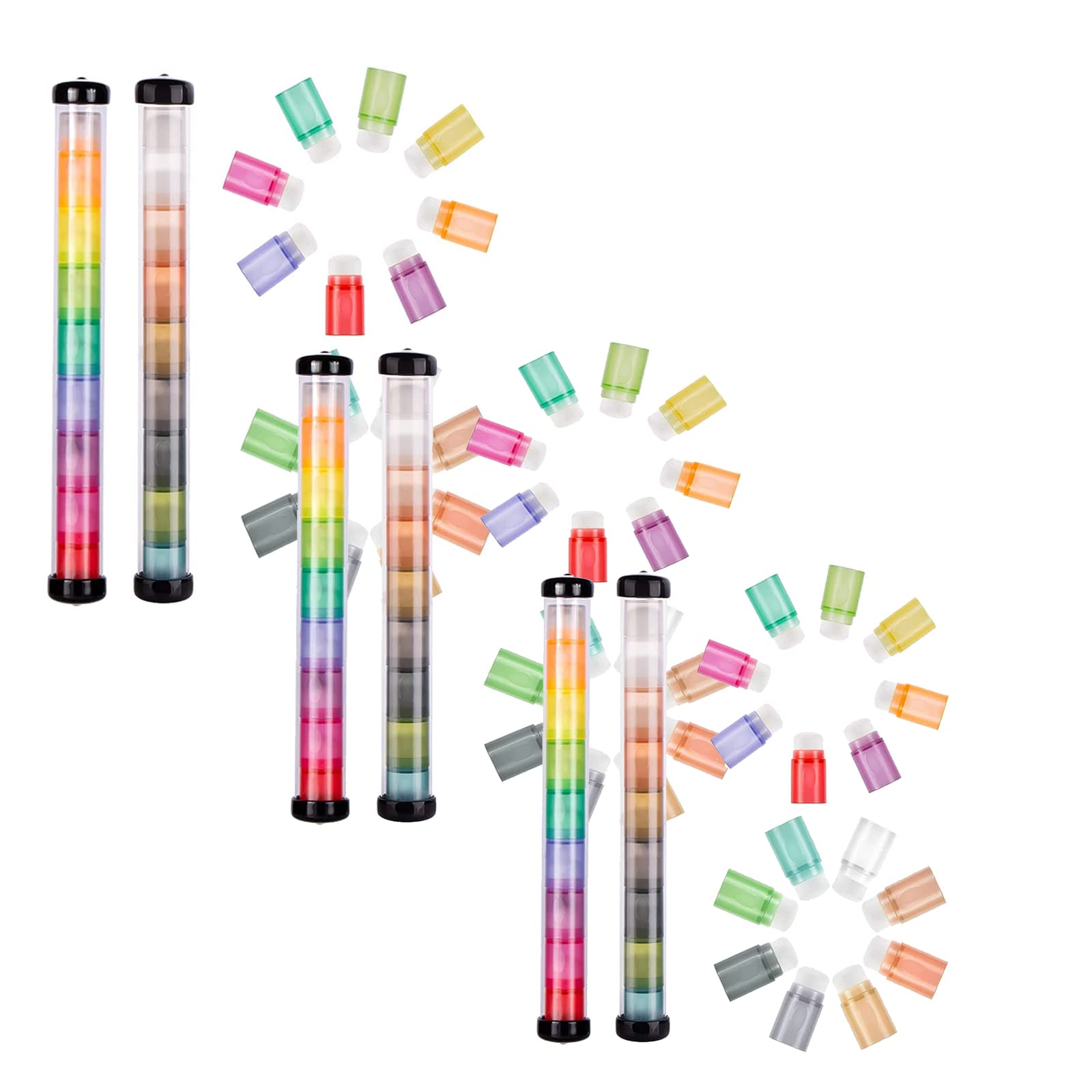 Colorful Creations: 48 Piece Ink Blending Brush Set for Painting ...