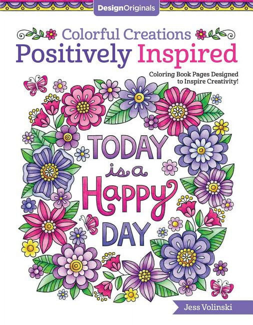 Colorful Creations: Colorful Creations Positively Inspired: Coloring ...