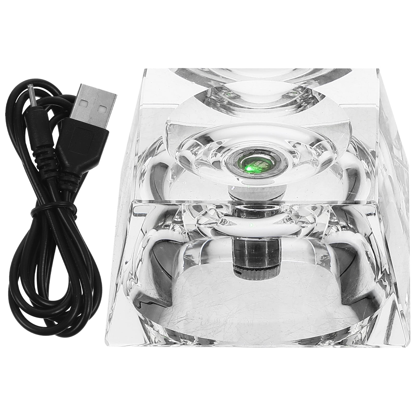 ifundom Transparent Ifundom Glowing LED Base for Crystal Lighting Stand ...
